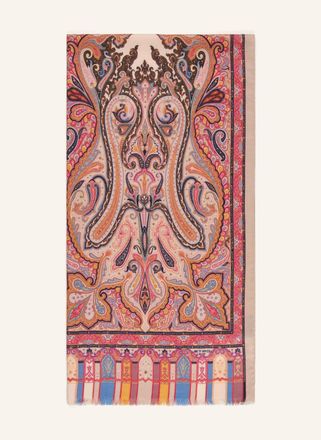 Etro Etro Schal Mit Cashmere Und Seide rosa
