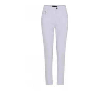 C.Ro Klassische wei&szlig;e Hose 100-White - - Trousers - Damen - Wei&szlig; - L