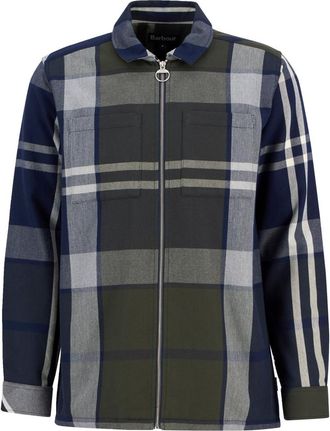 Barbour Overshirt aus Baumwollcanvas mit Tartan-Muster, Tailored Fit in