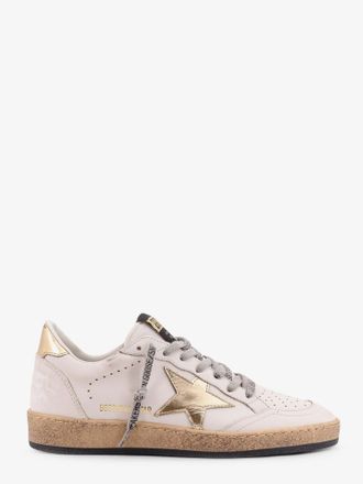 Golden Goose Ball Star leather sneakers with side logo - GOLDEN GOOSE DELUXE BRAND - gender_Woman