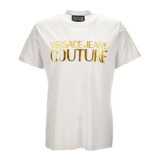 Versace Jeans Couture T-Shirts und Poloshirts Wei&szlig; - - Tops - Herren - Wei&szlig; - XL