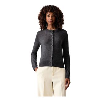 Guess Cardigan Priscilla - Femme - Pulls - Gris - Taille: 38 FR