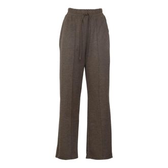 Max Mara Jersey-Hose mit Drapierung - - Trousers - Damen - Braun - M