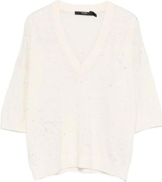 Seventy Femme, Pulls, Beige, Taille: 38 FR Seventy Sweaters Cream