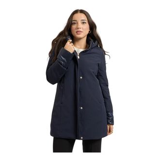 Yes-Zee YES Zee, Femme, Vestes, Bleu, Taille: 44 FR Wool Blend Coat