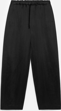 Arket Satinhose Mit Kordelzug -Schwarz