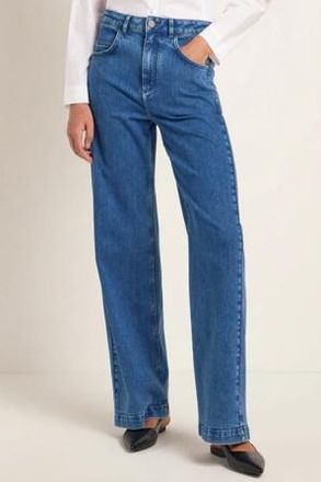 Lanius Lanius Damen vegan Jeans Marlene Mittelblau