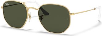 Ray-Ban Sonnenbrillen Gold Fassung Glas Polarisiert 51-21
