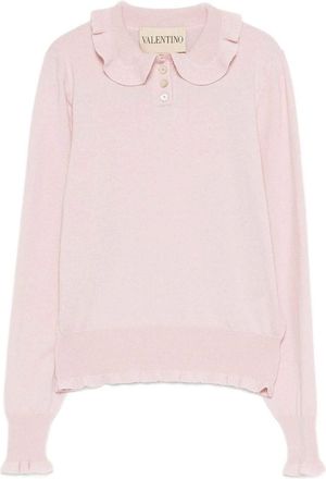 Valentino Garavani Pull Col Rond - Rose