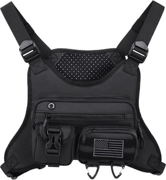 Generico Running Chest Pack - Schlanke Westen-Organizer, leichte Handyhalterung, Fahrradtraining, Gymnastik, Jagd, Outdoor-Ausr&uuml;stung, C-L&auml;ufer