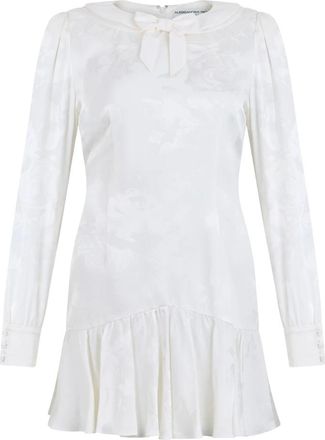 Alessandra Rich Femme, Robes, Blanc, Taille: 34 FR Mini-robe Jacquard