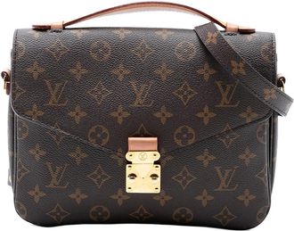Louis Vuitton Hobo Bags - Monogram Pochette Metis - Gr. unisize - in Braun - f&uuml;r Damen