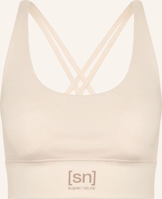 super.natural Cropped-Funktionstop All Day Super Mit Merinowolle beige