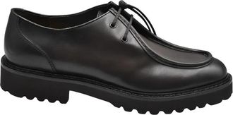 Doucal's Brown Low Schuhe With Polished Leather Upper - Gr. 42 (EU) - in Schwarz