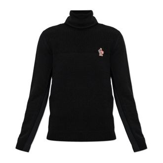 Moncler Apr&egrave;s-Ski Rollkragenpullover - - Knitwear - Herren - Schwarzk - L
