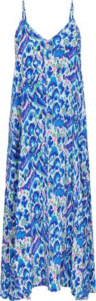 Mymo Kleid Frauen blau mehrfarbig