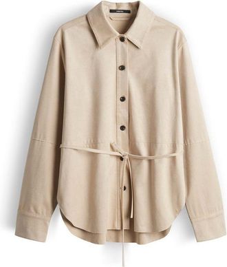 someday Longbluse Zyla Lockere Passform mit abgerundetem Saum