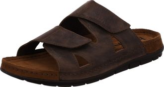 Rohde Herren EASYS Pantoletten Hausschuhe Sandale 5914 braun, Schuhgröße:46 EU