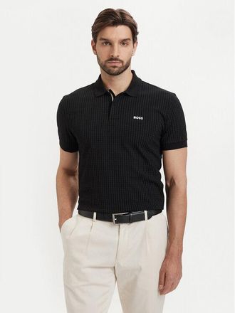 HUGO BOSS Poloshirt Pl Goc Birdie 3 50559355 Schwarz Regular Fit