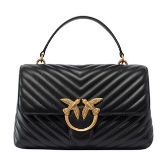 Pinko Pinko, Femme, Sacs, Noir, Taille: ONE Size Love Lady Puff Classic