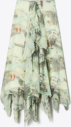 Tory Burch Bedruckter Chiffonrock
