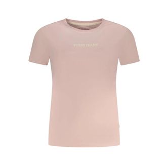 Guess Short Sleeve T-Shirt - - Tops - Damen - Rosa - XL