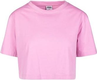 Urban Classics Femme Ladies Short Oversized Tee T-shirt, Rosa (Cool Pink), XS EU