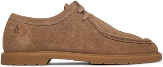 Tommy Hilfiger Halbschuhe Lightweight Suede Apron Toe FW0FW09262 Beige