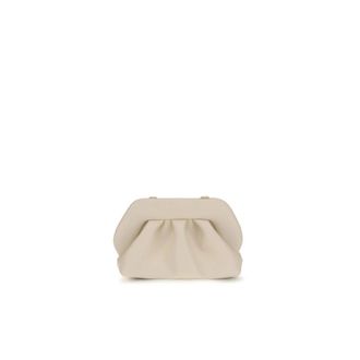 Themoir&egrave; Clutch Bag mit Raffung - - Bags - Damen - Beige - ONE SIZE