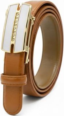 Zerimar Ceinture Femme en Cuir de Vachette V&eacute;ritable | Ceinture Femme Cuir avec Hebilla Trinquete Automatique | Largeur 24mm | Taille Ajustable | Fabriqu&eacute;e &agrave; 