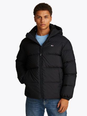 Tommy Jeans Steppjacke TJM ESSENTIAL DOWN JACKET EXT Winterjacke Outdoorjacke Gef&uuml;ttert 2 in 1 Jacke abnehmbare Kapuze