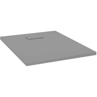 vidaXL Duschwanne smc Grau 90x70 cm Vidaxl