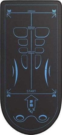 Generico Training für zu Hause: Fitness-Studio mit hoher Dichte als Schutzpolster für Fitnessgeräte, Ergometer und Hantelbänke