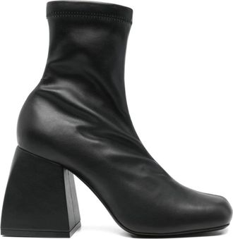 Nodaleto Femme, Chaussures, Noir, Taille: 38 1/2 EU Bottes &agrave; talons