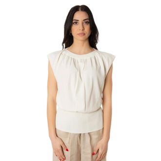 Liviana Conti Blusa Marisol - Femme - Blouses et Chemises - Blanc - Taille: 42 FR