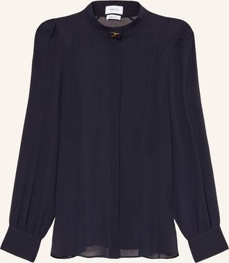 Alexander McQueen Mcqueen Seidenbluse blau