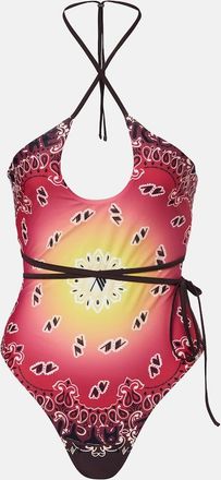 The Attico Maillot de bain imprim&eacute;