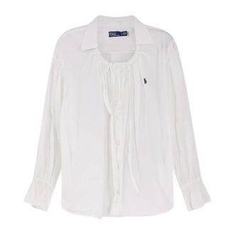 Polo Ralph Lauren Femme, Blouses et Chemises, Blanc, Taille: 40 FR Polo Ralph Lauren Chemises White