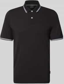 Bugatti Regular Fit Poloshirt mit Logo-Stitching