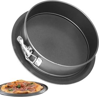 Generic Moule &agrave; g&acirc;teau &agrave; charni&egrave;re - Gadget &agrave; fond amovible pour un retrait facile - Moule &agrave; g&acirc;teau au fromage | Pour la cuisson professionnelle commerciale, 