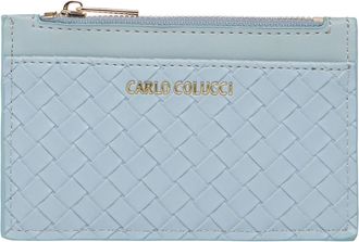Carlo Colucci unisex, Accessoires, Bleu, Taille: ONE Size Porte-cartes