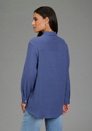 Laura Scott Longbluse in Musselin-Qualit&auml;t
