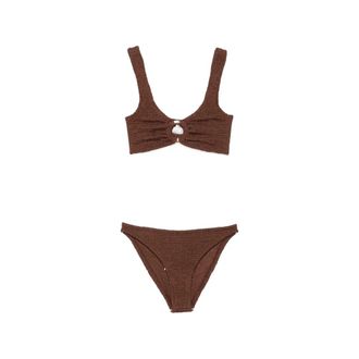 Hunza G Julia Bikini - - Swimwear - Damen - Braun - ONE SIZE