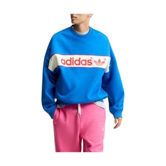 adidas SweaT-shirt &agrave; col rond adiSignature NY - Homme - Sport - Bleu - Taille: XL