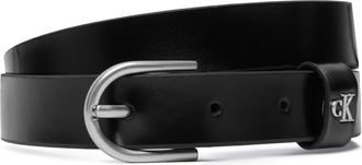 Calvin Klein G&uuml;rtel Calvin Klein Rounded Buckle Ck Loop 25Mm LV04F7107G Schwarz