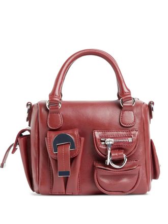 Cynthia Rowley mini sac en cuir &agrave; poches cargo - Rouge