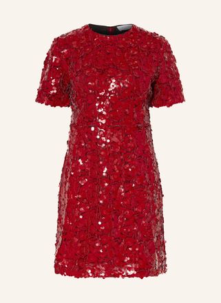 Rich & Royal Kleid Mit Pailletten rot