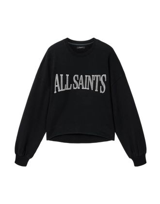 AllSaints Dash Lila - Sweat - Noir d&eacute;lav&eacute;