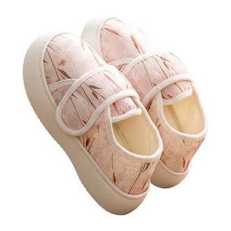 Generic Pantoufles pour hommes automne et hiver couleur unie fermeture &eacute;clair et double face &eacute;pais chaud d&eacute;contract&eacute; rembourr&eacute; Fluff Yeah pantoufles femmes mu