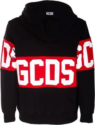 GCDS Gcds, Homme, Sweatshirts et sweats &agrave; capuche, Noir, Taille: L SweaT-shirts &agrave; capuche